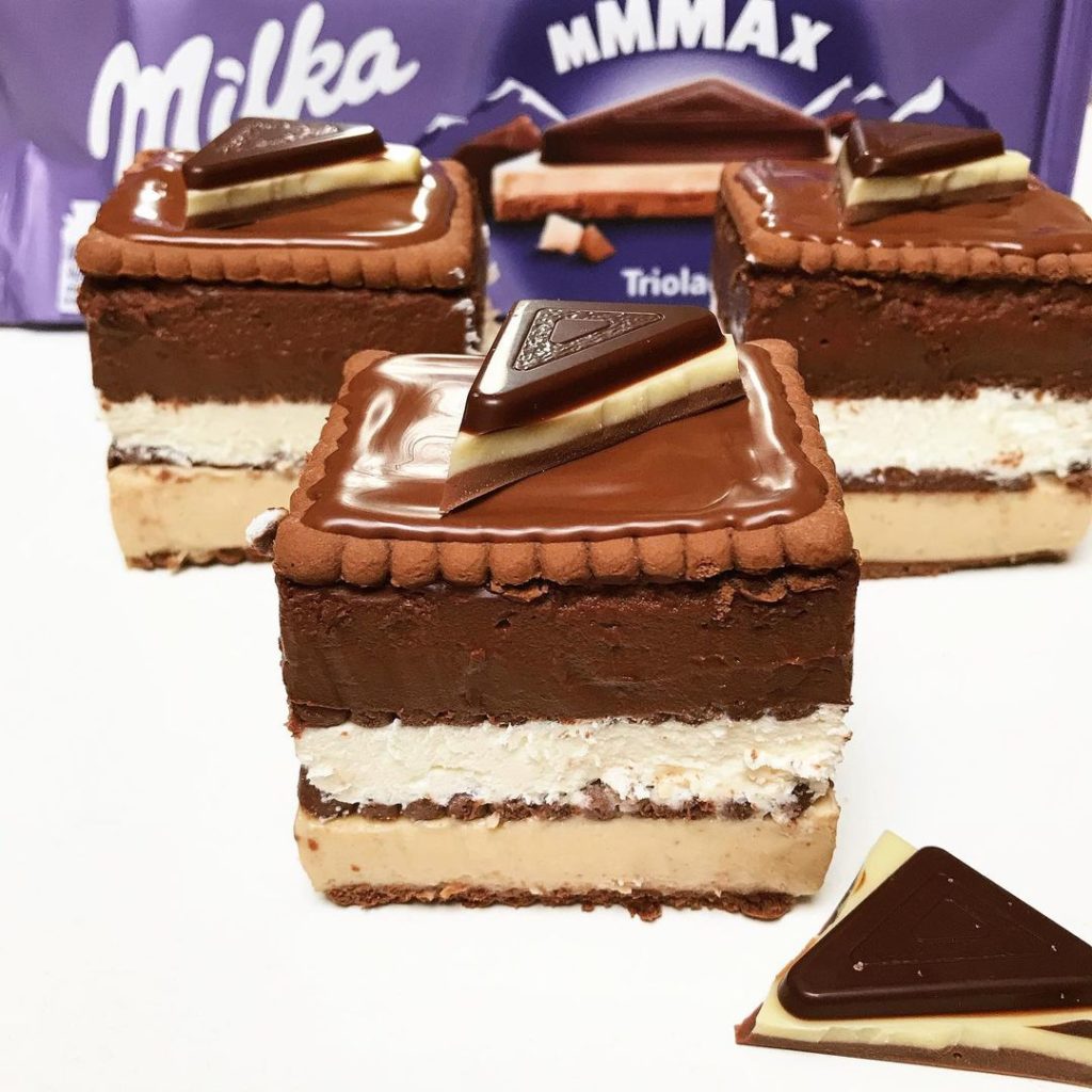 Milka poschodový koláč - receptar.online